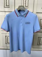 China Custom 100% Cotton Men's Plain Polo Shirt Short Sleeve Casual Golf T Shirt 180gsm for sale
