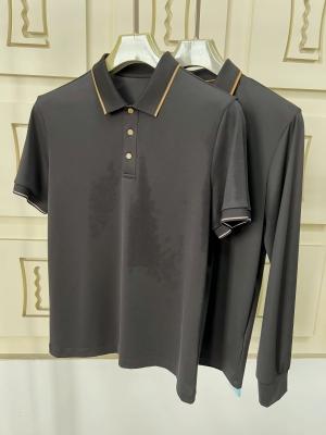 China Men's Cotton Pique Polo Shirt J2809 Custom Design Short Sleeve Anti-Wrinkle 180G Fabric for sale