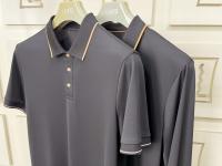 China Men's Cotton Pique Polo Shirt J2809 Custom Design Short Sleeve Anti-Wrinkle 180G Fabric for sale