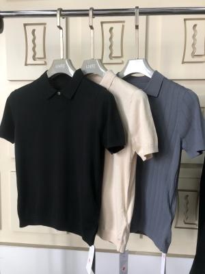 China Custom Anti-Pilling Twill Woven T-Shirt Short Sleeve Solid Blank Design Men for sale