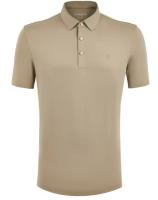 China Men's 100% Cotton Quick Dry Polo Shirt Short Sleeve Turn Down Collar Loose Fit 180 GSM Solid Casual Top for sale