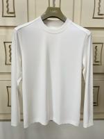 China Men's Casual Long Sleeve Modal Cotton Turtleneck T-Shirt 220gsm Knitted Blank Design for sale