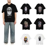 China Men's 100% Cotton Knitted Print T-Shirt 230g Eco-Friendly Streetwear Summer for sale