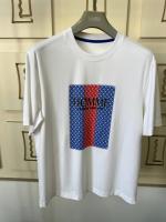 China Men's 100% Cotton Knitted Print T-Shirt 230g Eco-Friendly Streetwear Summer for sale