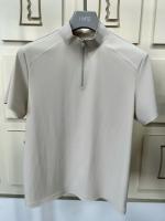 China OEM Men's Racing Polo Shirt 180G Spandex Polyester Breathable Anti-Wrinkle Regular Fit White Black for sale