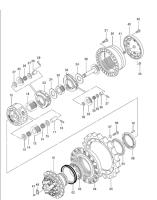 China Kdooye Final Drive Gearbox For HITACHI ZAXIS200 ZAX240 ZAX230 for sale