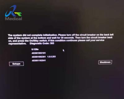 China IU ELITE Ultrasound Machine Repair Report Error 005 Replace SPD Board for sale