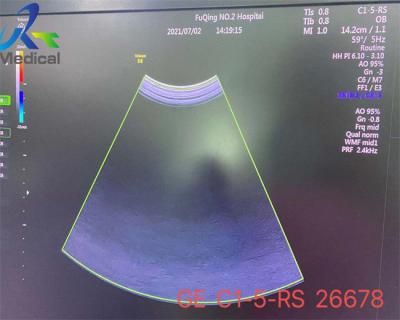 China GE C1-5-RS Used Ultrasound Probe For Voluson S6 / S8 for sale