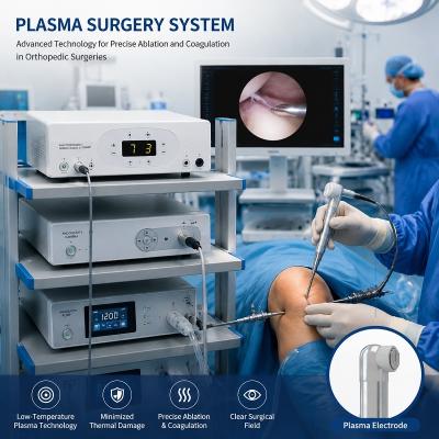 China Low-Temperature Minimally Invasive Arthroscopic Plasma Surgery System with 40-70 ℃ Working Temperature for RF Plasma Surgical Electrode for sale