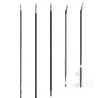 China 22G 50mm Curved RF Cannula 5mm Active Tip for Facet Joint RF Denervation for sale
