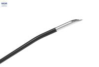 China 22G 100mm Curved RF Cannula 10mm Active Tip for Cervical Facet Joint RF Ablation for sale