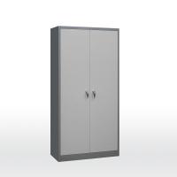 China Home Storage Knock Down Closet Metal Clothes Steel Wardrobe Cabinet for sale