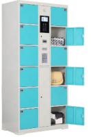 China Waterproof Bag Steel Storage Locker Cabinet Face Recognition Electronic Smart Locker for sale