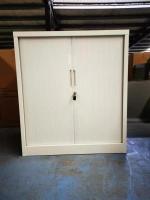 China Tambour Unit Office Metal File Cabinet with Planter Box Top W900xD450xH1850mm 40kg Capacity for sale