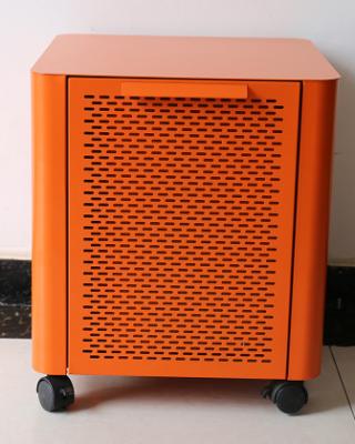 China A4 3-Drawer Mobile Pedestal File Cabinet 0.8mm Steel Office Storage for sale