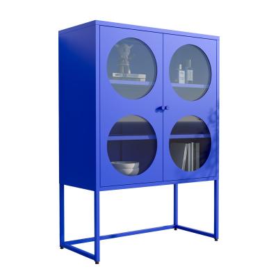 China Steel 2 Door Filing Cabinet Storage Metal Locker with Stand Feet 1200x850x400mm for sale