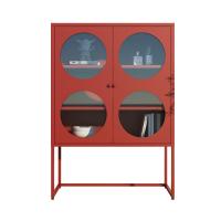 China Steel 2 Door Filing Cabinet Storage Metal Locker with Stand Feet 1200x850x400mm for sale