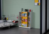 China Anti Dumping Short Steel Storage Cabinet Children Bookshelf 0.6mm H900mm Cold Roll Steel for sale
