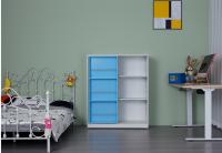 China Anti Dumping Short Steel Storage Cabinet Children Bookshelf 0.6mm H900mm Cold Roll Steel for sale
