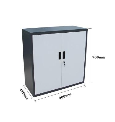 China Metal Steel Filing Cabinet Short Swing Door 900x900x400mm Cold Rolled Steel for sale