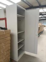 China Two Doors Metal Wardrobe Locker Steel Storage Cabinet for sale