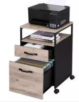 China Industrial Steel 2 Drawer Filing Cabinet 0.6mm Cold Rolled Office Storage for sale