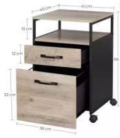 China Industrial Steel 2 Drawer Filing Cabinet 0.6mm Cold Rolled Office Storage for sale