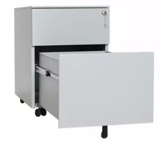 China Modern Steel File Storage Cabinet with Wheels 0.7mm Cold Rolled Steel Custom RAL Color for sale