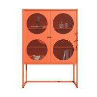 China Steel Storage Locker 2 Door Metal Cupboard with Stand Feet H1200xW850xD400mm for sale