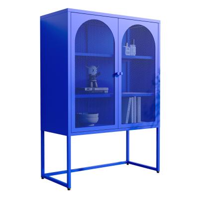 China Multi Functional Two Door Steel Storage Cupboard Cabinet With 2 Adjustable Shelves for sale