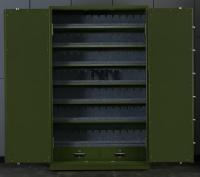 China High Security Double Door Gun Cabinet Steel Electronic Lock for sale