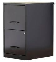 China Cushioned Colored 2 Drawer Metal File Cabinet OEM ODM Aging Resistance for sale