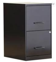 China Cushioned Colored 2 Drawer Metal File Cabinet OEM ODM Aging Resistance for sale