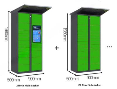 China H1980mm Outdoor Smart Electric Locker with 10inch Screen and Custom Door Sizes for sale