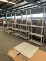 China ISO9001 5Layer Light Duty Storage Rack With Loading Capacity 80kg Each Tier for sale