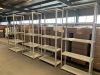China ISO9001 5Layer Light Duty Storage Rack With Loading Capacity 80kg Each Tier for sale