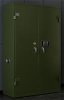 China Electrostatic Powder Coated Steel Gun Safe Cabinet 1800x1100x500mm for Handgun Long Gun Storage for sale