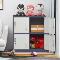 China ISO9001 4 Door Steel Locker 4 Tier Filing Cabinet H1000xW900xD400mm Key Lock for sale