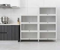 China Multilayer Metal Kitchen Steel Storage Rack Shelf  0.5-1.0mm Thickness for sale