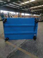 China OEM 3 Tier Metal Utility Rolling Cart Kitchen Storage Trolley 762x458mm 60kg Capacity for sale