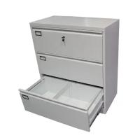 China Lateral Metal Steel Filing Cabinet 4 Drawer Lockable Legal Size 900x450x1331mm for sale