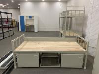 China High Quality Metal Single Bed For Army School Home Use for sale