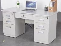 China customizable Adjustable Feet Metal Office Table Desk Staff Office Table for sale