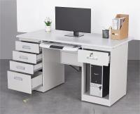 China Wood Integrated Metal Computer Desk 1200mm Office Furniture KD-151 for sale
