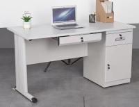 China Wood Integrated Metal Computer Desk 1200mm Office Furniture KD-151 for sale
