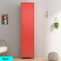 China Modern Double Color Steel Closet Locker H1700mm Cold Roll Steel Wardrobe for sale