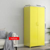 China Two Door Bedroom Home Use Metal Locker Cabinet Modern for sale