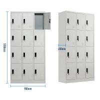 China Modern Design Colorful Oem 12 Door Metal Office Lockers KD Structure for sale