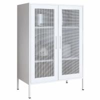 China Steel Metal Sideboard Storage Cabinet Modern Living Room Dining Room 120cm for sale