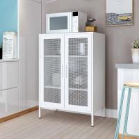 China Steel Metal Sideboard Storage Cabinet Modern Living Room Dining Room 120cm for sale